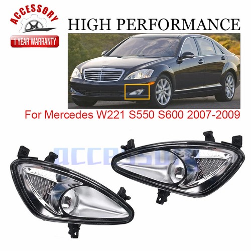 For Mercedes W221 S550 S600 07-09 Front Fog Light Left & Right ...