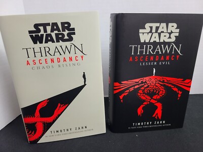 *SIGNED* Star Wars Thrawn Ascendancy books x2 Timothy Zahn 1st Lesser ...