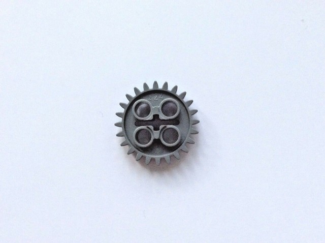 LEGO 6x Genuine Technic Dark Stone Grey Z24 Gear Cog Wheel - 6133119 ...