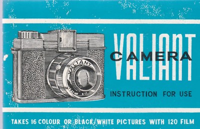 VALIANT CAMERA INSTRUCTIONS FOR USE | eBay