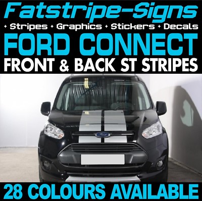 to fit FORD TRANSIT CONNECT ST STRIPES GRAPHICS STICKERS M SPORT DAY ...