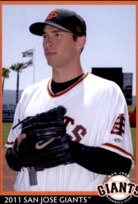 2011 San Jose Giants Grandstand #27 Ari Ronick Boulder Colorado CO ...