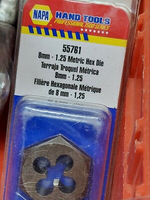 NAPA Threading DIE Thread Repair Cutting 8MM-1.25 | eBay