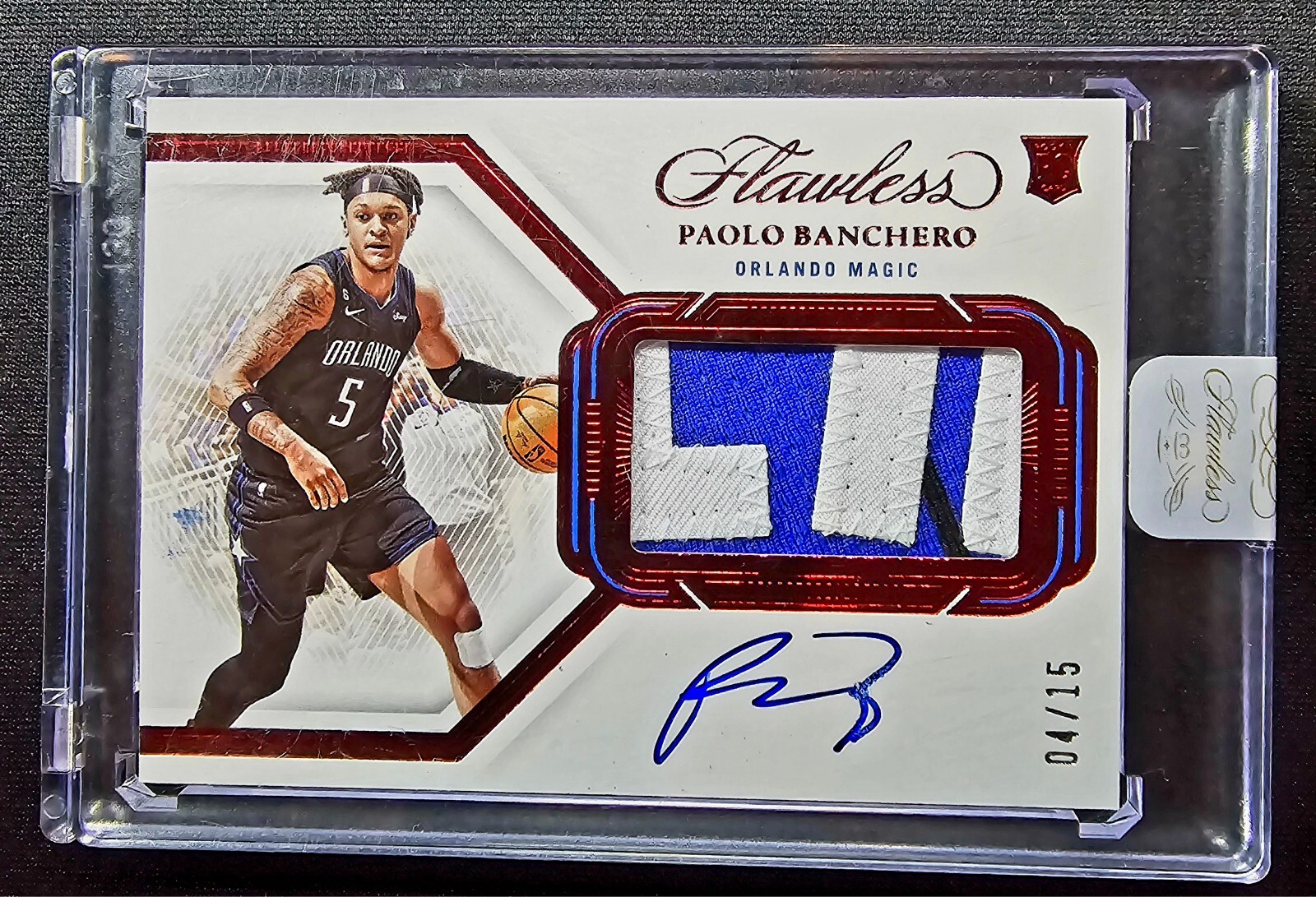 Paolo Banchero 2022 Flawless #HPA-PBC Horizontal Patch Autographs ...