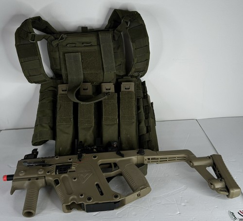 AIRSOFT KWA Kriss Vector And Vest With 5 Clips | eBay