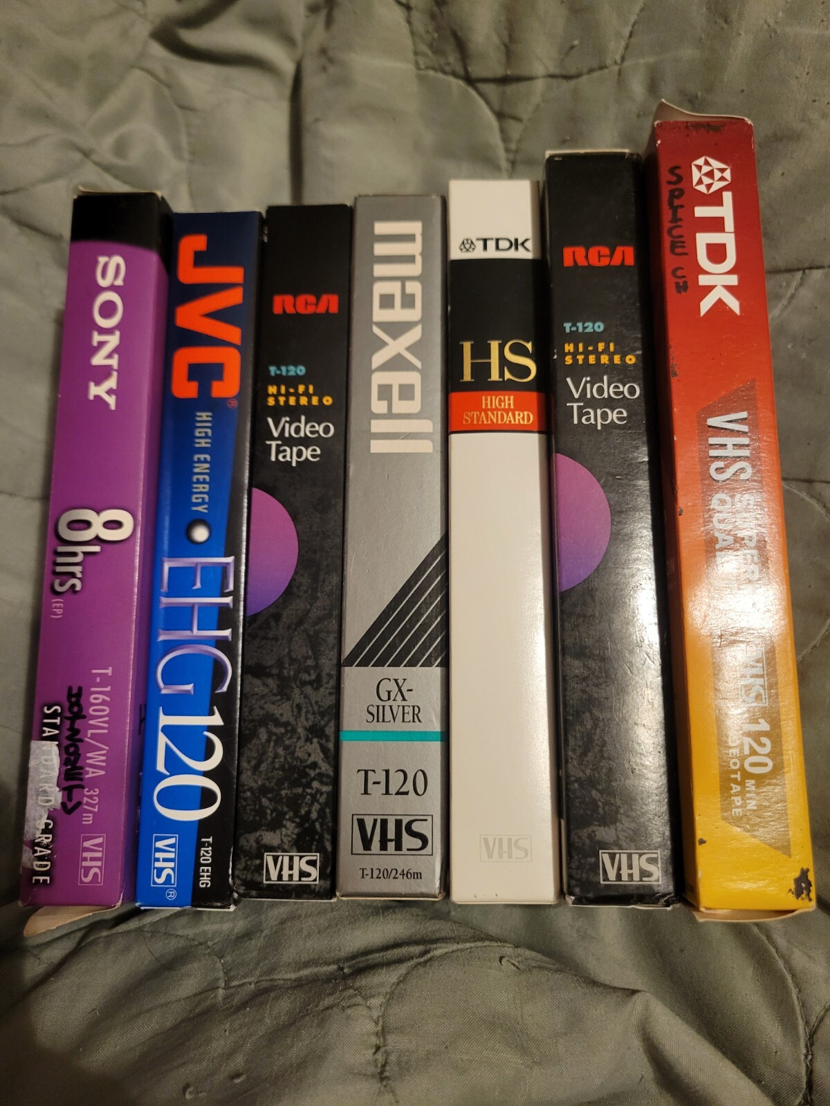 Blank VHS Lot #4 . 7 Various Tapes | eBay