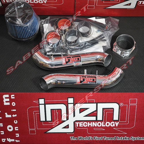Injen IS1980P Polish Cold Air Intake kit for 1990-1996 Nissan 300ZX Non ...