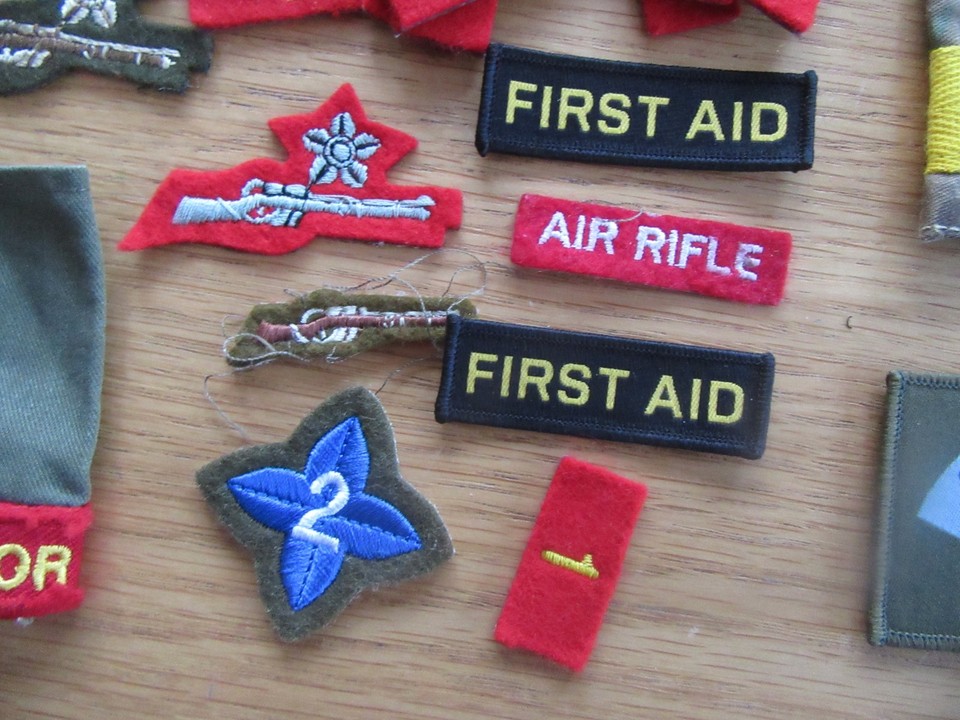 Mixed CCF / ACF cadet force badges. Cambs. London, Lowland etc. Job lot ...