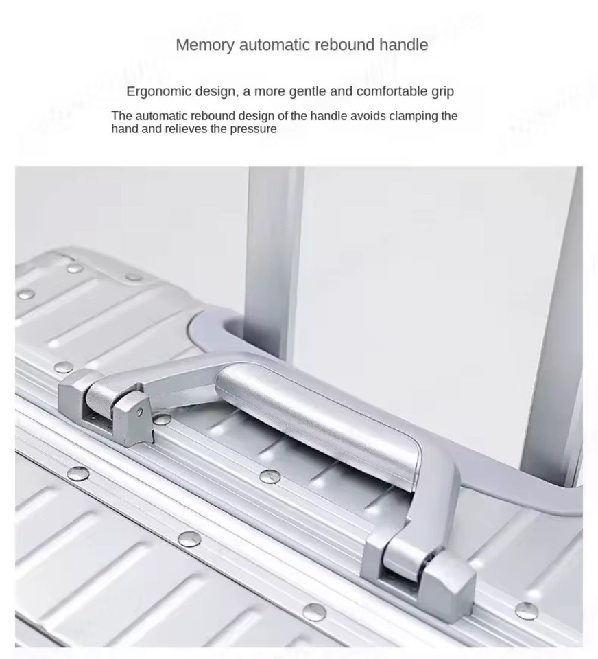 LAST ONE Fancy Luxurious Suitcase Aluminum magnesium alloy Luggage 26 ...