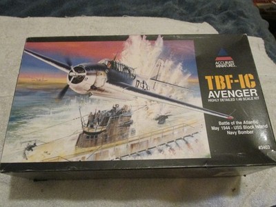 Accurate Miniatures 1:48 Scale TBF-IC Avenger Model Kit World War II ...