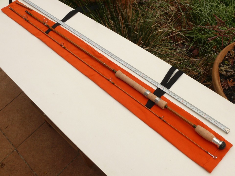 Canne pêche Lancer Bambou Refendu spinning rod fishing cane Blank Pezon ...