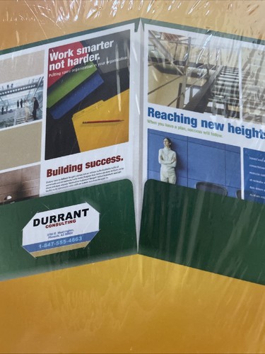 Staples paper pocket folder green - A2 100 Sheet Capacity. Package of 5 ...