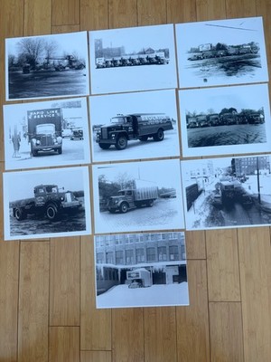 10 VINTAGE 8" X 11" TRACTOR TRUCK PHOTOS RAPID LINE M.B CLAFF & SONS ...