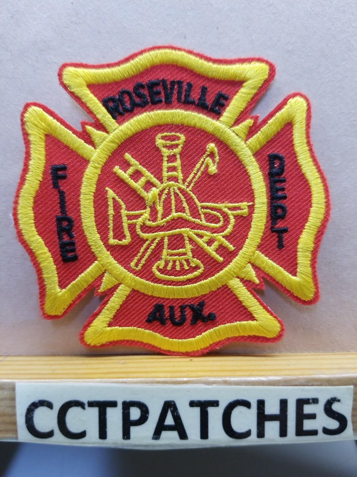 ROSEVILLE, MICHIGAN FIRE DEPARTMENT AUXILIARY (SMALL) PATCH MI | eBay