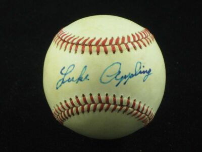 LUKE APPLING Single Signed ONL Baseball (d.1991) HOF White Sox | eBay