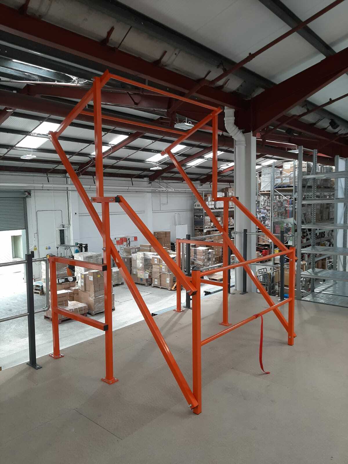 High Mezzanine Floor Pallet Gate - Health & Safety - Pivot / Swing Gate ...
