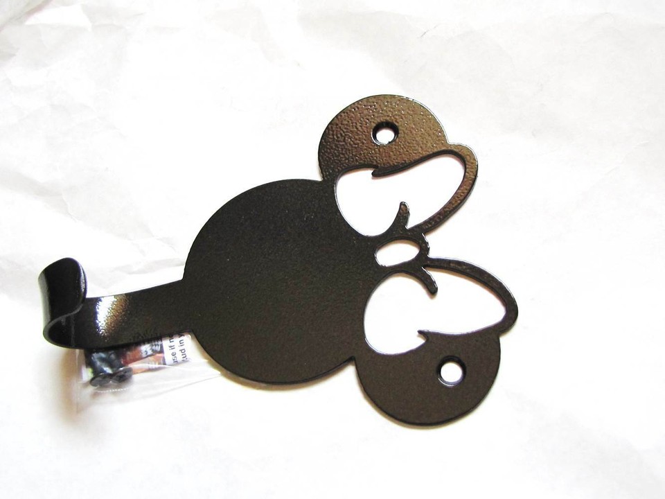 Metal Art Metal Minnie Mouse Inspired Wall Hook Metal Wall Hooks Metal ...