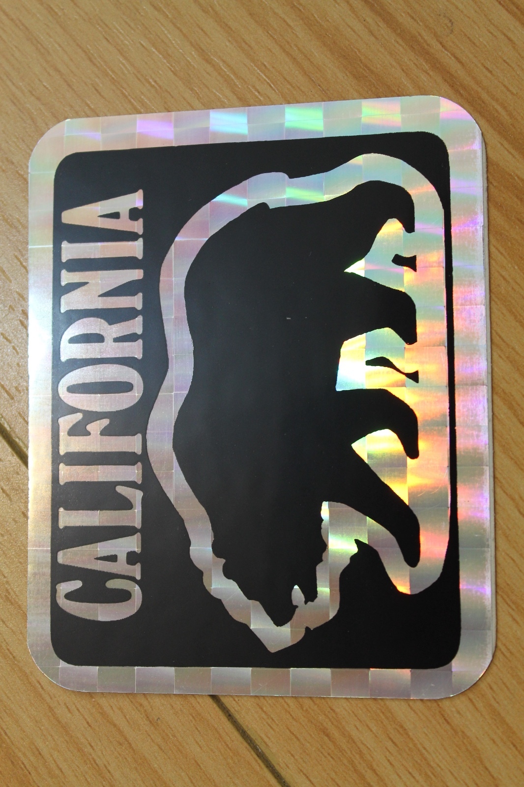 CALIFORNIA BEAR - CALI CA NORCAL SOCAL BLACK 1980's 3x4in. Prism ...