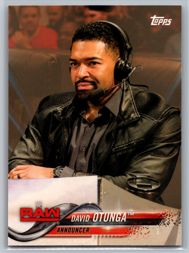 David Otunga 2018 Topps WWE Then Now Forever Bronze Parallel #121 | eBay