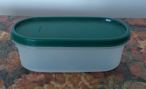 Tupperware Oval #1 Plain Lid. Forest Green | eBay Australia