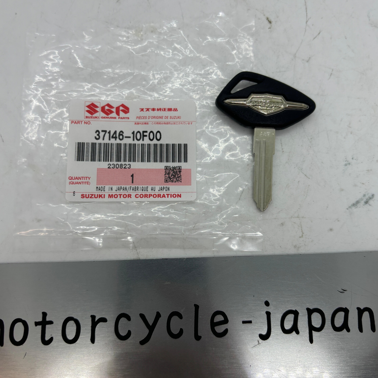 SUZUKI Genuine Boulevard Ignition Key Blank 37146-10F00 | eBay