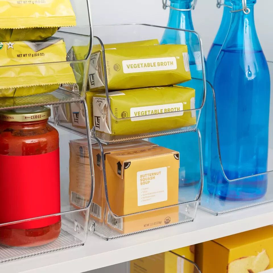 Idesign Stacking Open Front Pantry Bins, 8-Piece Set - New - Free ...