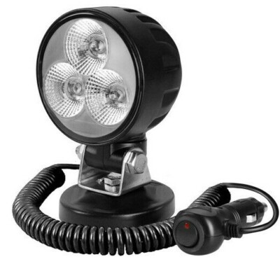 Durite 0-420-30, 3 x 10W Flood Beam LED Work Lamp With Magnetic Base ...