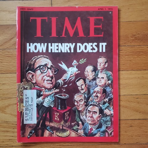 Time Magazine Henry Kissinger Shah Of Iran Maria Callas Opera April 1 ...