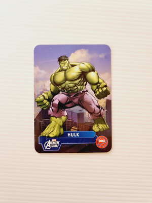 Hulk Edibas Card Game N.51 Marvel Avengers Assemble Lamincards Card ...