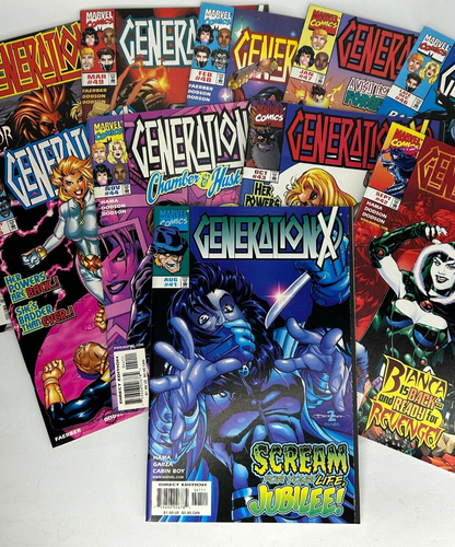 Generation X #41-49 Marvel Comics (1994) Jubilee Chamber Banshee Emma ...