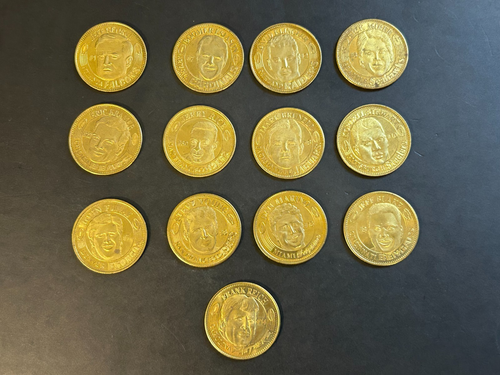 1997 Pinnacle Quarterback Club Limited Edition Coins LOT OF 13 Combine ...