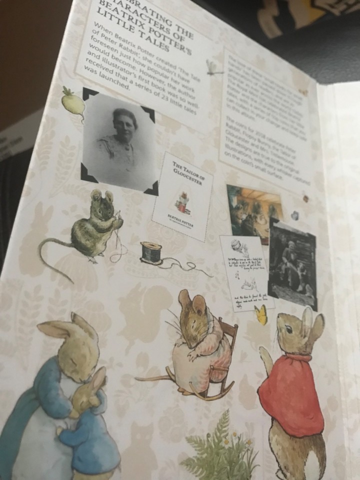 Beatrix Potter 2018 50p set of 4 in coin Collectors Album. | eBay UK