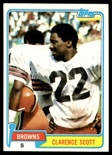 1981 Topps Clarence Scott Cleveland Browns #29 | eBay