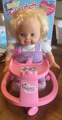 1992 Tyco Baby Giggles 'n Go Doll & Motorized Walker Set with Box | eBay
