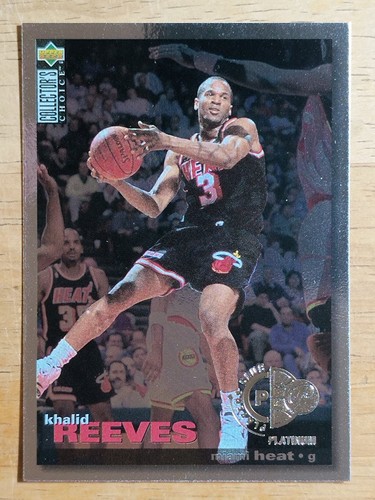 1995-96 Upper Deck Collector's Choice - Khalid Reeves #136 Platinum ...