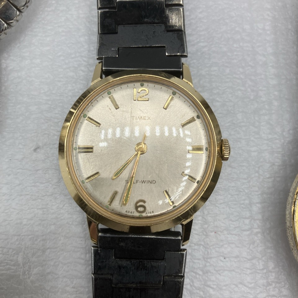 Lot Of 8 Vintage Ticking Mechanical Automatic Watches Some Show Age ...