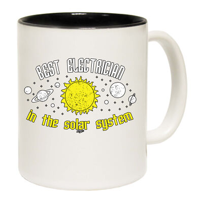 Best Electrician Solar System GIFT BOXED Funny Mugs Novelty Coffee Mug ...