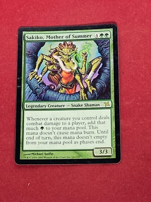 MTG FOIL Sakiko, Mother of Summer Betrayers of Kamigawa Magic the ...