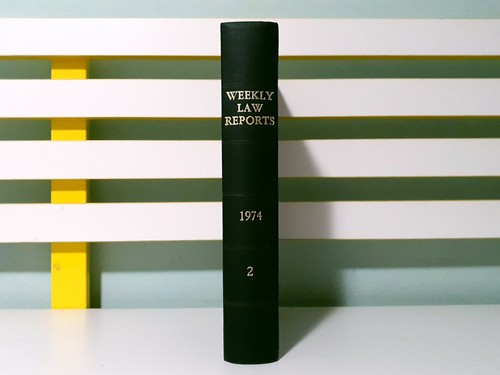 The Weekly Law Reports: Volume 2 1974! by Incorporated Council of Law ...