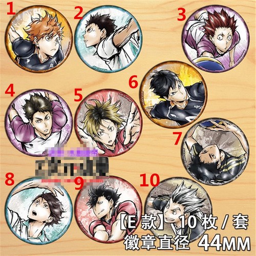 T1218 Anime Haikyuu!! haikyuu badge Pin button Schoolbag Decorate 4.4CM ...