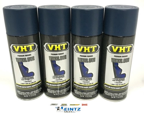 VHT SP950-4 PACK DARK BLUE Satin Vinyl Dye Carpet Dashboards Vinyl ...
