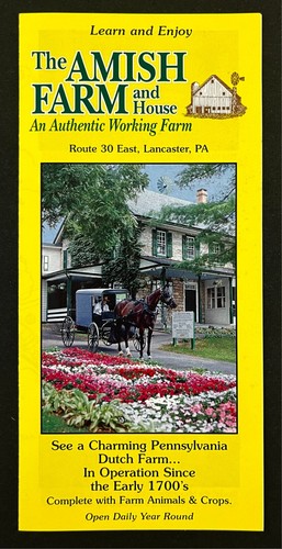 2001 Lancaster Pennsylvania PA Dutch Amish Farm & House Vintage Travel ...