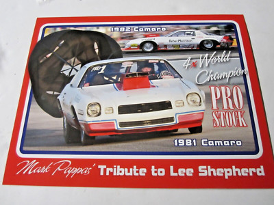 NHRA 2021 Mark Papus Lee Shepherd Tribute Camaro Pro Stock Drag Racing ...