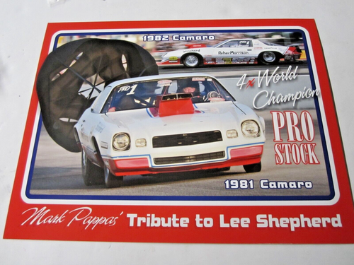 NHRA 2021 Mark Papus Lee Shepherd Tribute Camaro Pro Stock Drag Racing ...