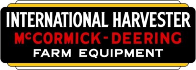 IH McCormick Deering Farm Equipment NEW Sign: 48" Wide Diecut USA STEEL ...
