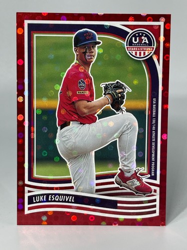 2024 Panini USA Stars & Stripes LUKE ESQUIVEL #122 Red Parallel 172/199 ...