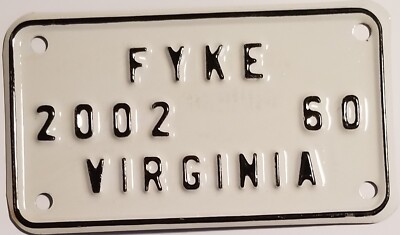 2002 & 2004 Virginia Net License Plates | eBay