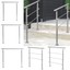 Angle Mobility Handrail Outdoor Steel Rail Safety Grab Rail Garden ...