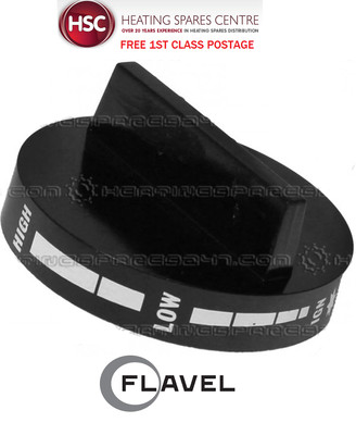 Flavel Renoir Black & Bronze Gas fire control knob B-63520 or 63520 ...