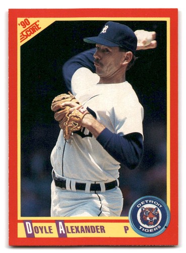 Doyle Alexander 1990 Score Baseball #237 Detroit Tigers | eBay
